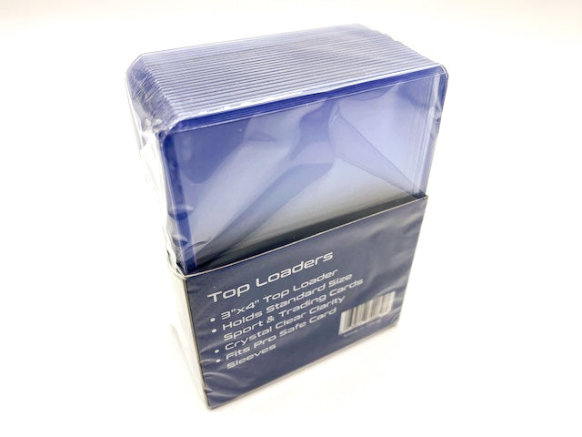 Pro Safe Toploaders - Regular Size 3" x 4" - 25 pack – HotCardboard